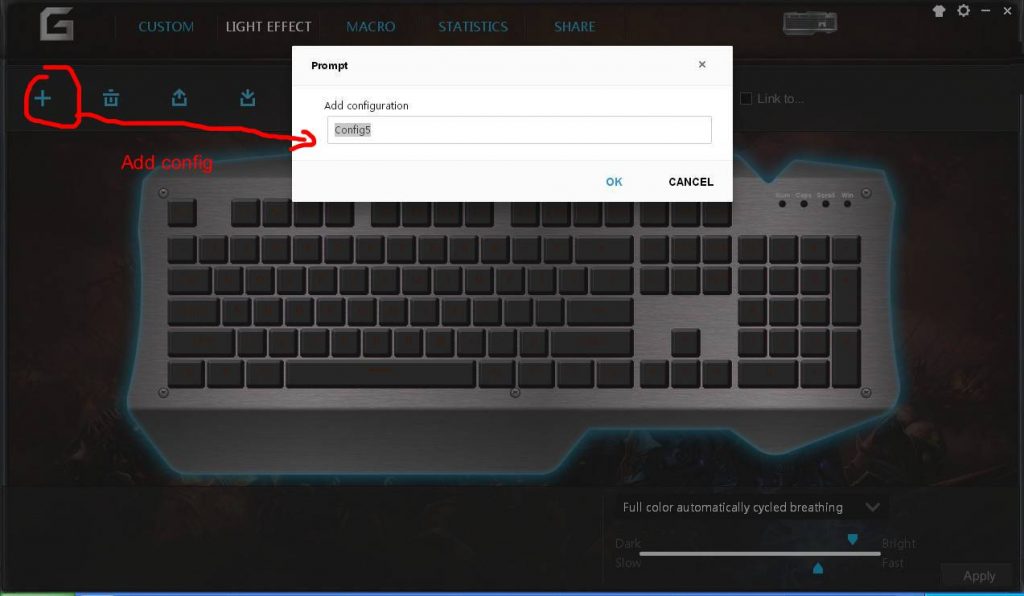 RGB Backlit Mechanical Keyboard with Driver Tool Software OEM/OEM China
