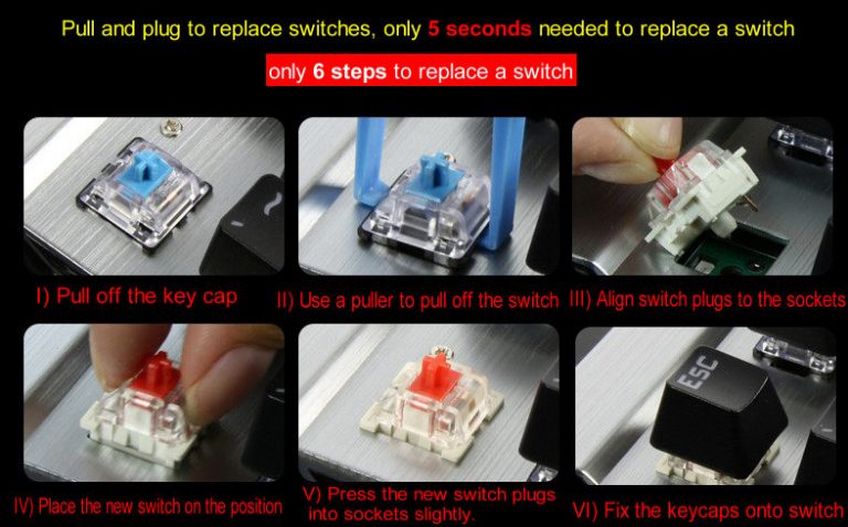 Custom RGB Backlit Mechanical Gaming Keyboard OEM / ODM / Wholesale China